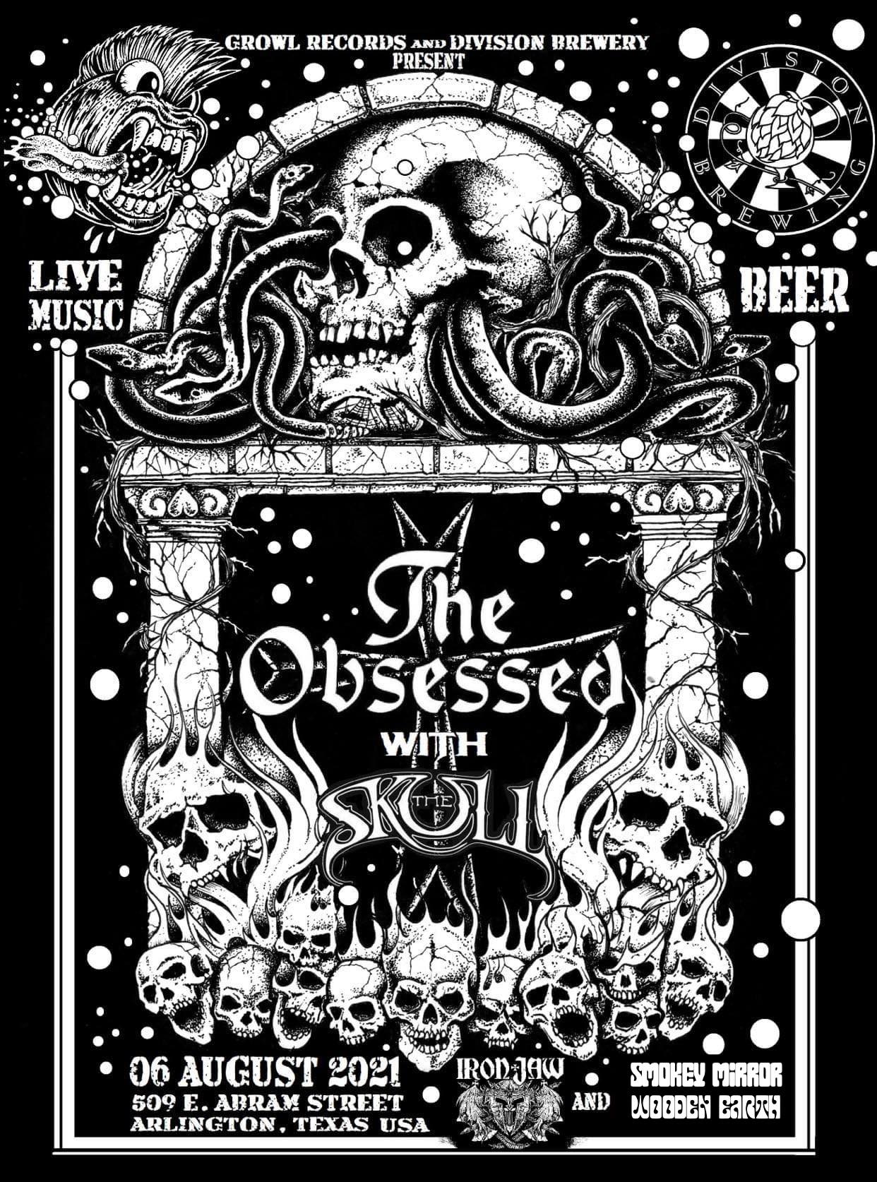 The Obsessed with The Skull at Division Brewing and Growl Records on ...