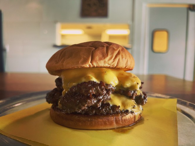 Now open for lunch… come get your pizza or burger today.